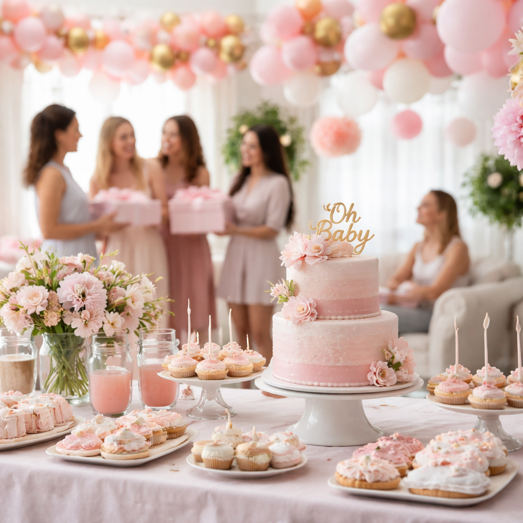 15+ idées de baby shower pour fille — mignonnes et originales à copier