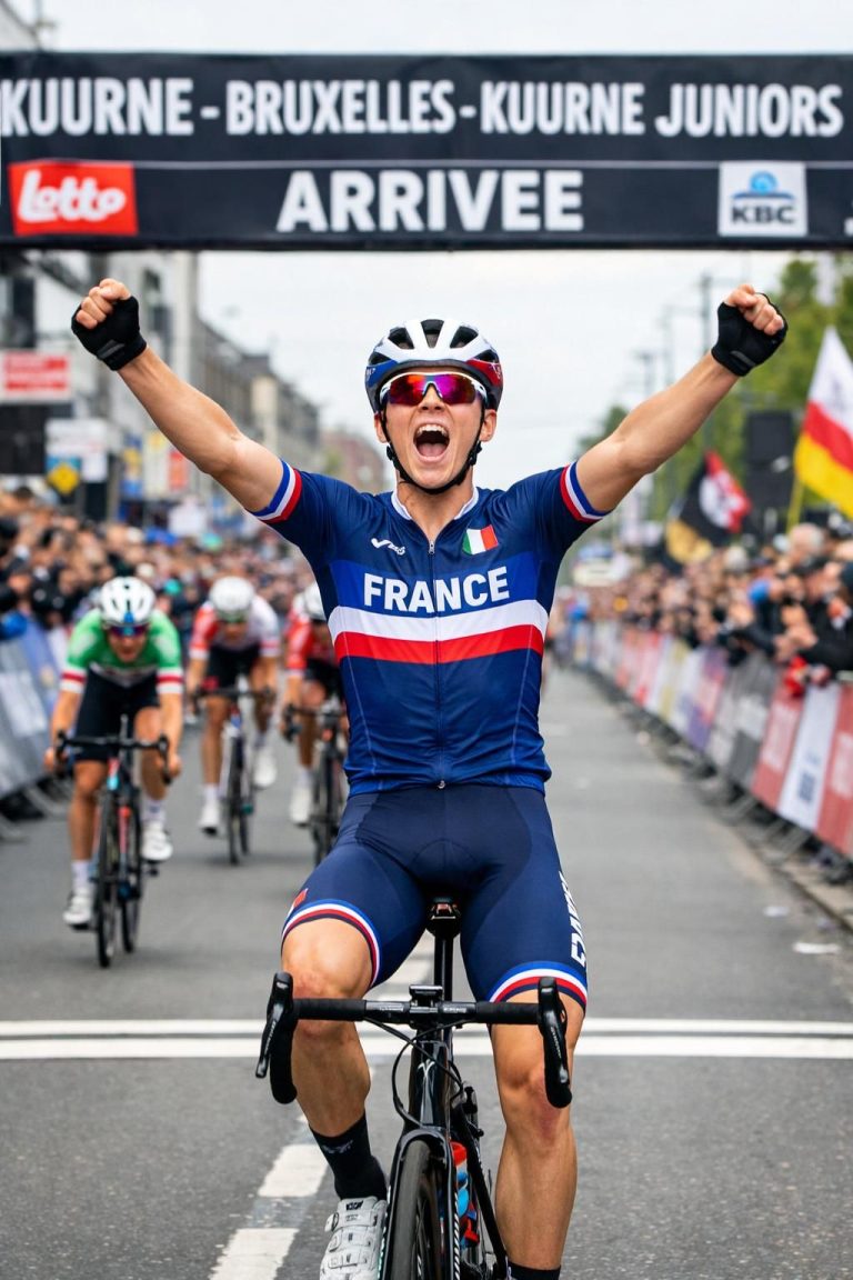 Cyclisme : Simon Defrance signe une victoire marquante en Belgique, un ...