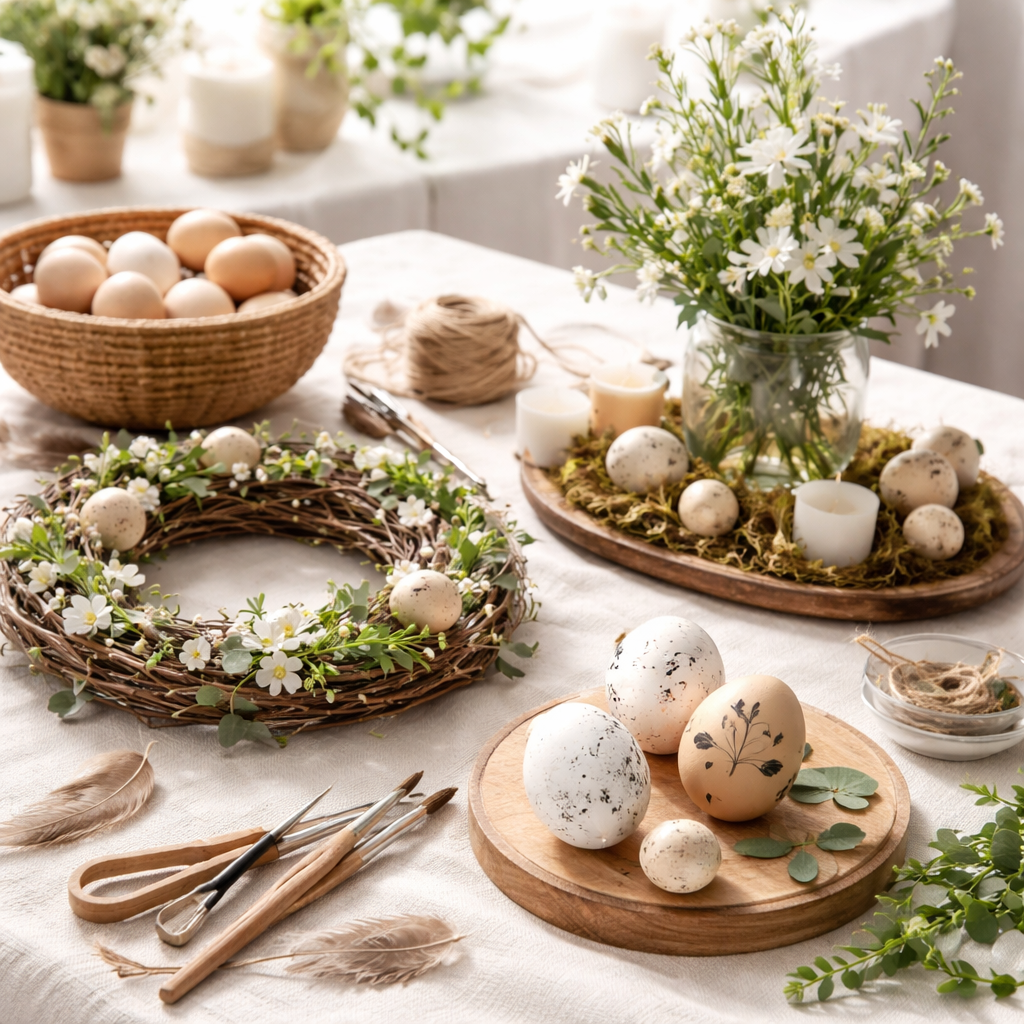 Pâques DIY : idées déco simples et élégantes à réaliser